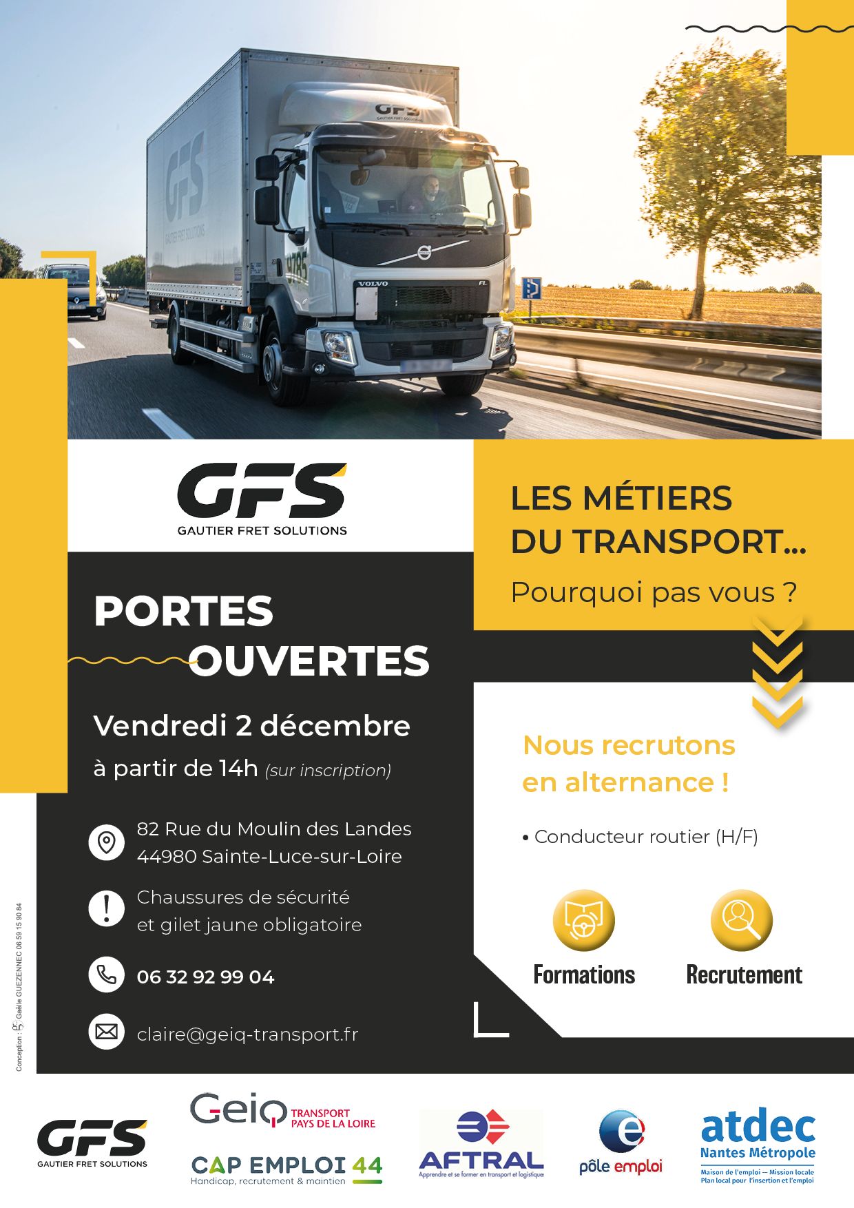 Vous souhaitez vous reconvertir dans le transport ? - GFS - Gautier Fret Solutions